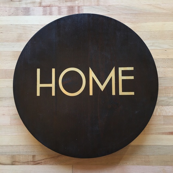 Wall Decor | Home Wooden Circle Sign | Poshmark